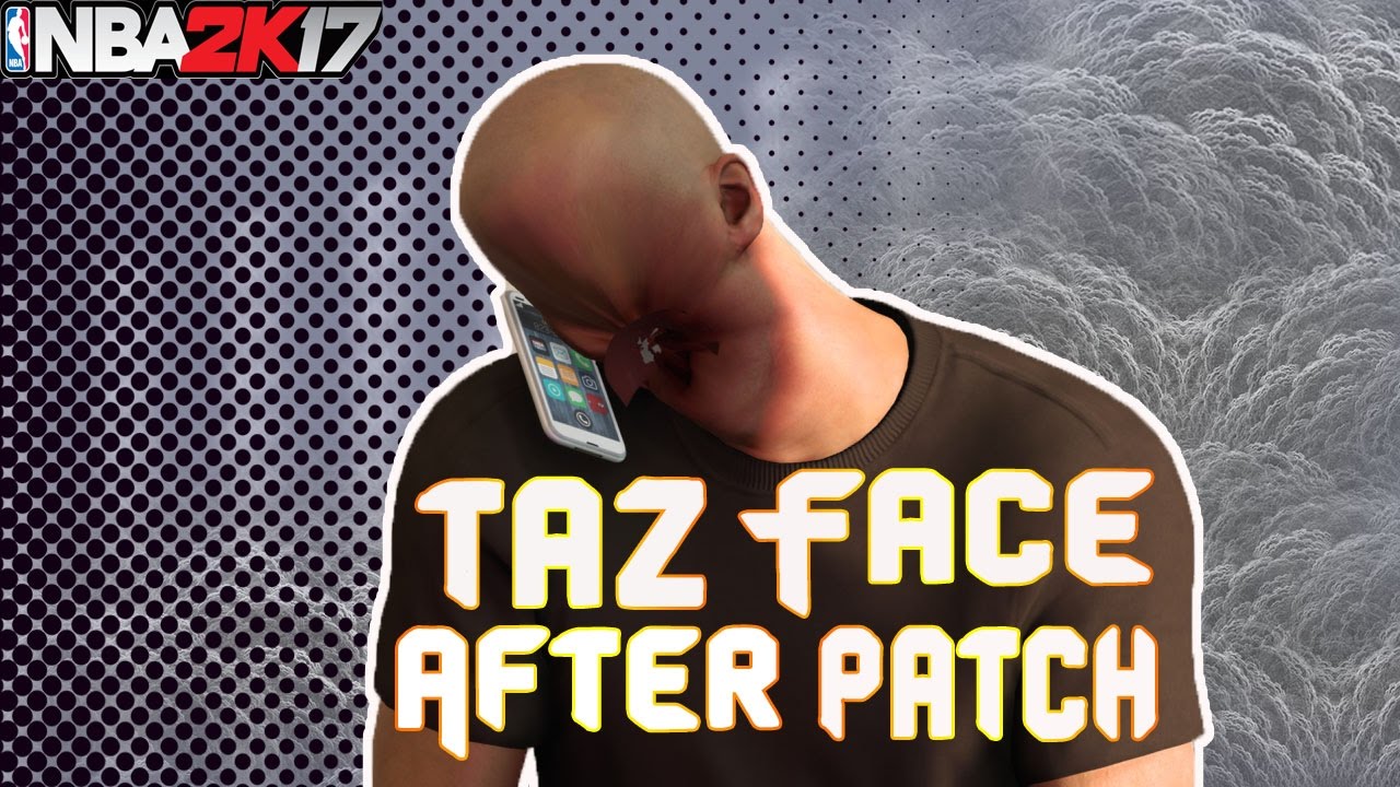 NBA 2K17 | HOW TO GET TAZ FACE AFTER PATCH | FACESCAN GLITCH - YouTube