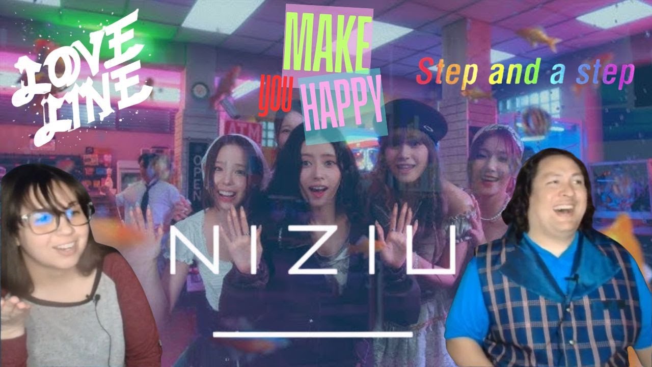 Siblings React | *FIRST TIME* NiziU "LOVE LINE", 『Make you happy』, & Debut 『Step and a step』MVs ...