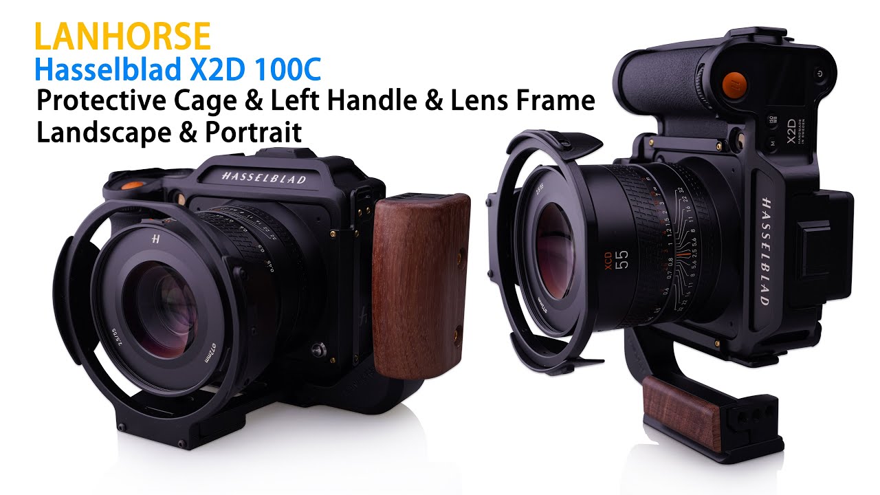 Lanhorse Hasselblad X2D 100C Protective Cage and Left Handle, Landscape ...