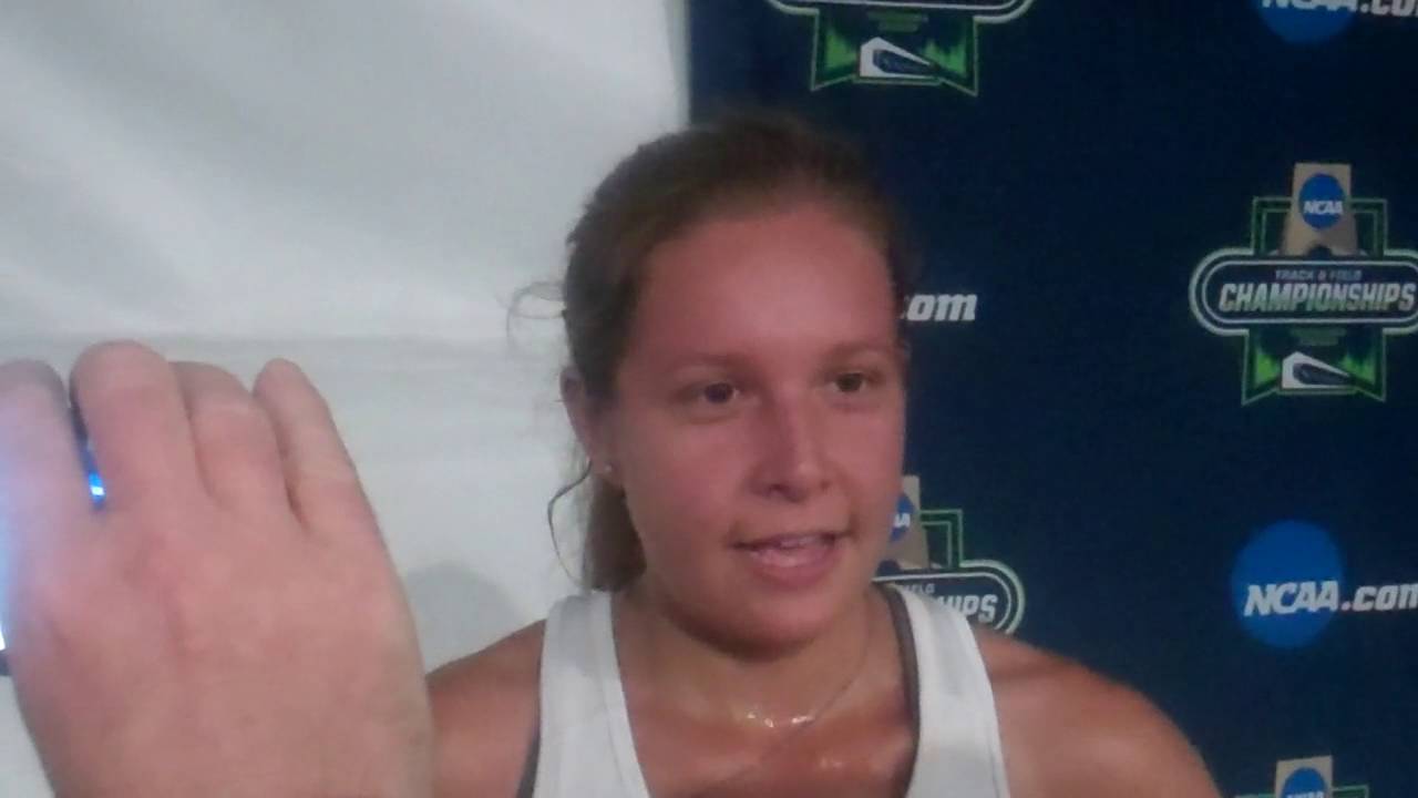 Portland's Lauren LaRocco After 4th at NCAA 10,000m 2016 - YouTube