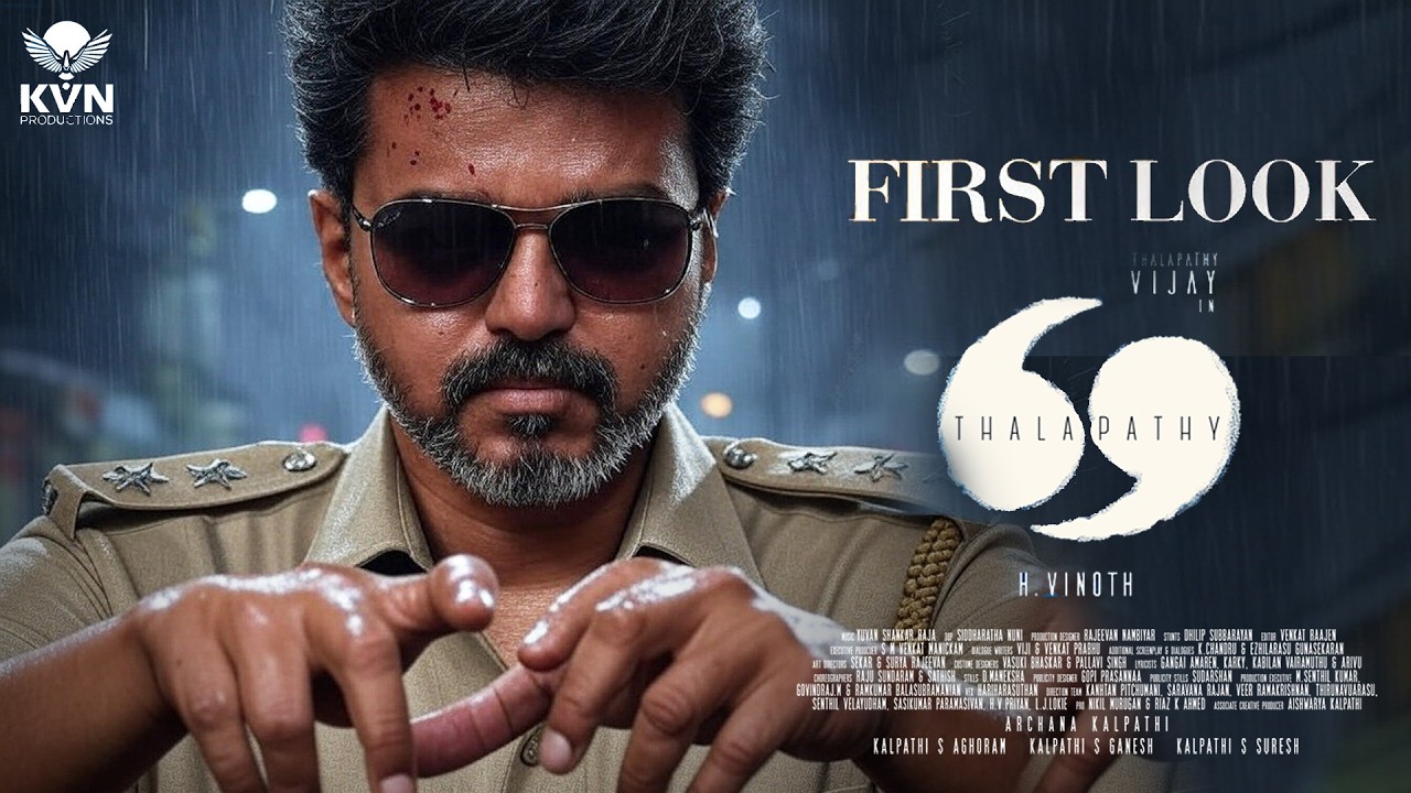 Thalapathy69 First Look | Vijay | H Vinoth - YouTube