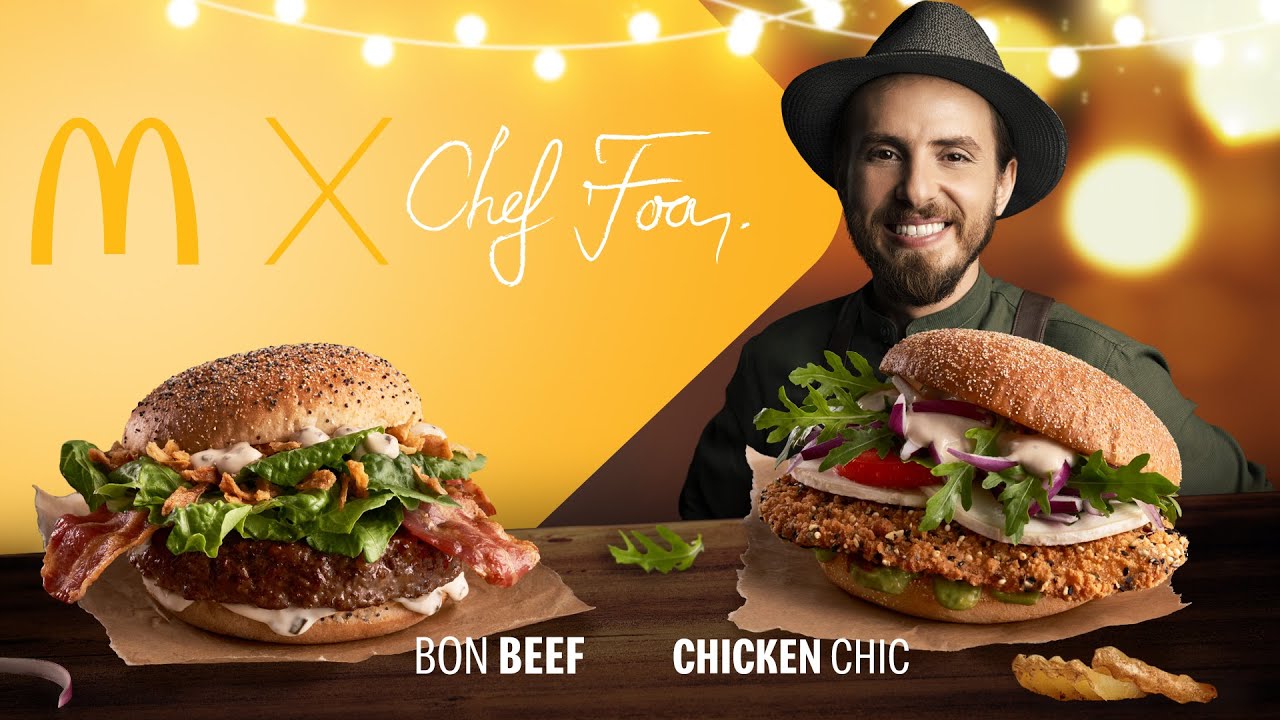 McDonald's x Chef Foa - Bon Beef & Chicken Chic - YouTube