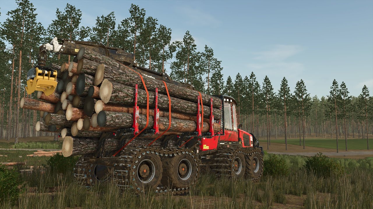 The final log load | EP. 7 | Fs25 Timelapse | Pinewood forestry - YouTube