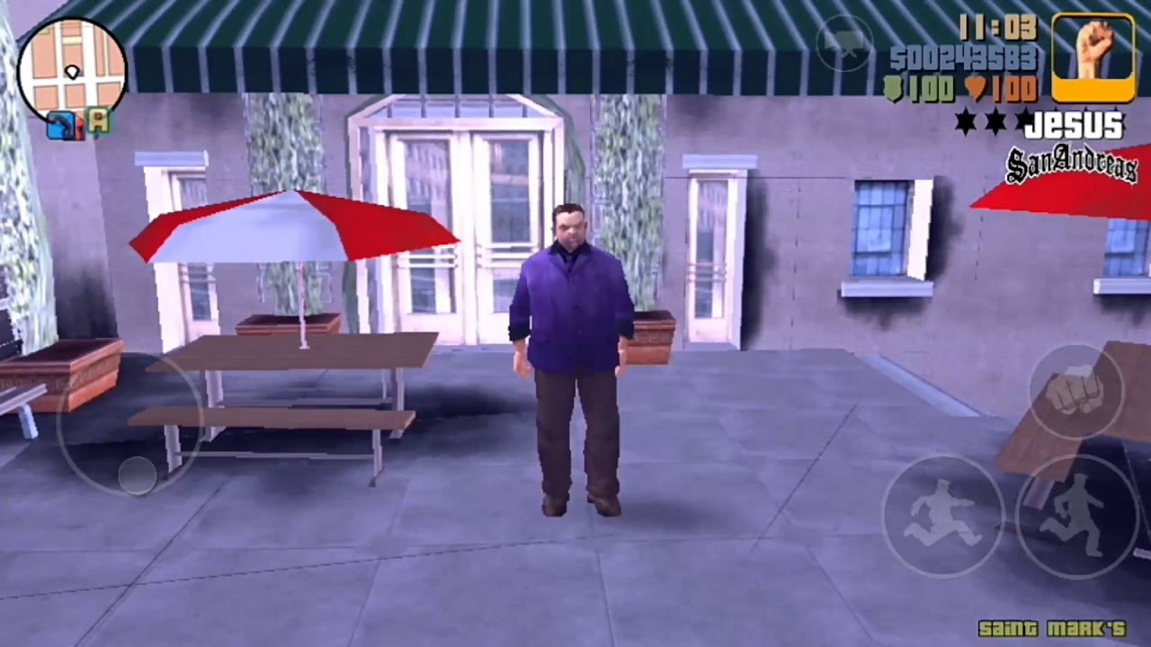 Skin MOD Leone Family gang member GTA 3 Android - YouTube