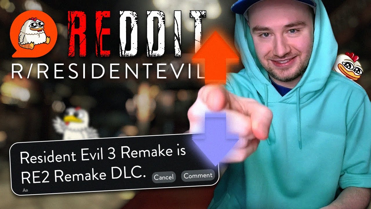 Bawkbasoup Causes Chaos in the Resident Evil Subreddit - YouTube