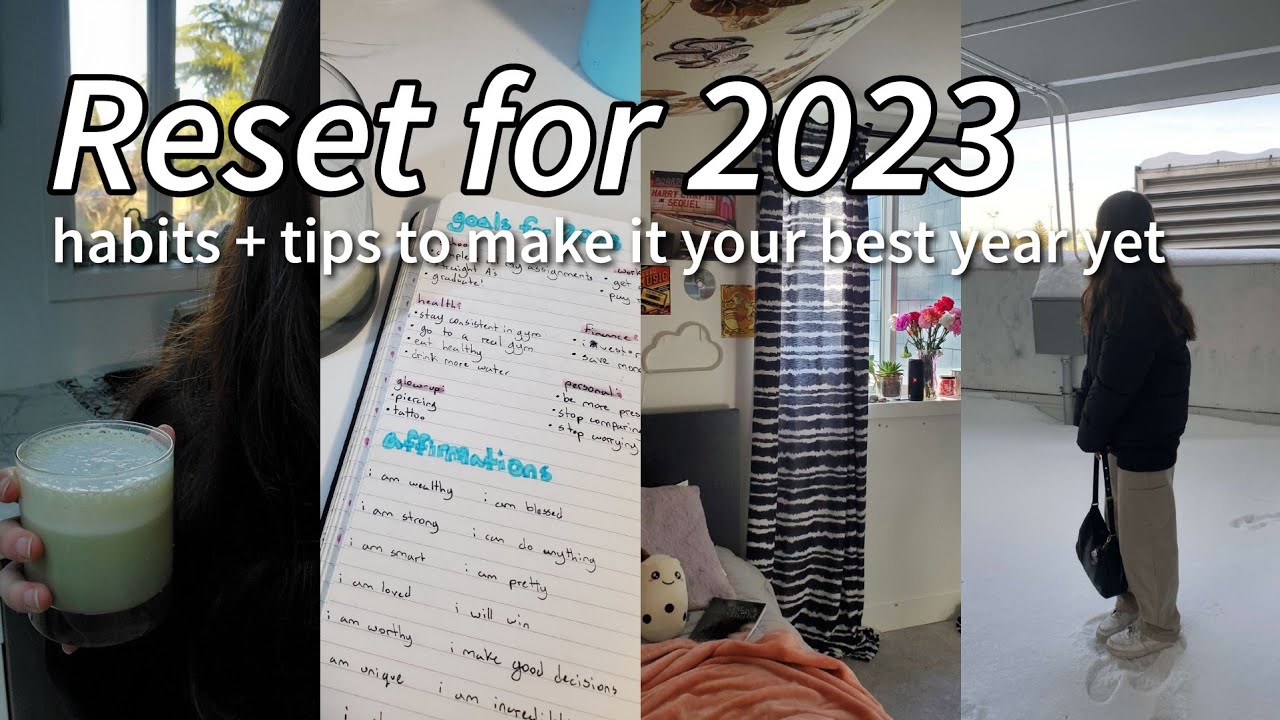 2023 RESET: waking up at 5am, goal-setting, vision board & tips to make ...