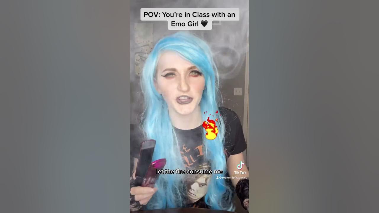Pov Youre In Class With An Emo Girl 🖤 Youtube