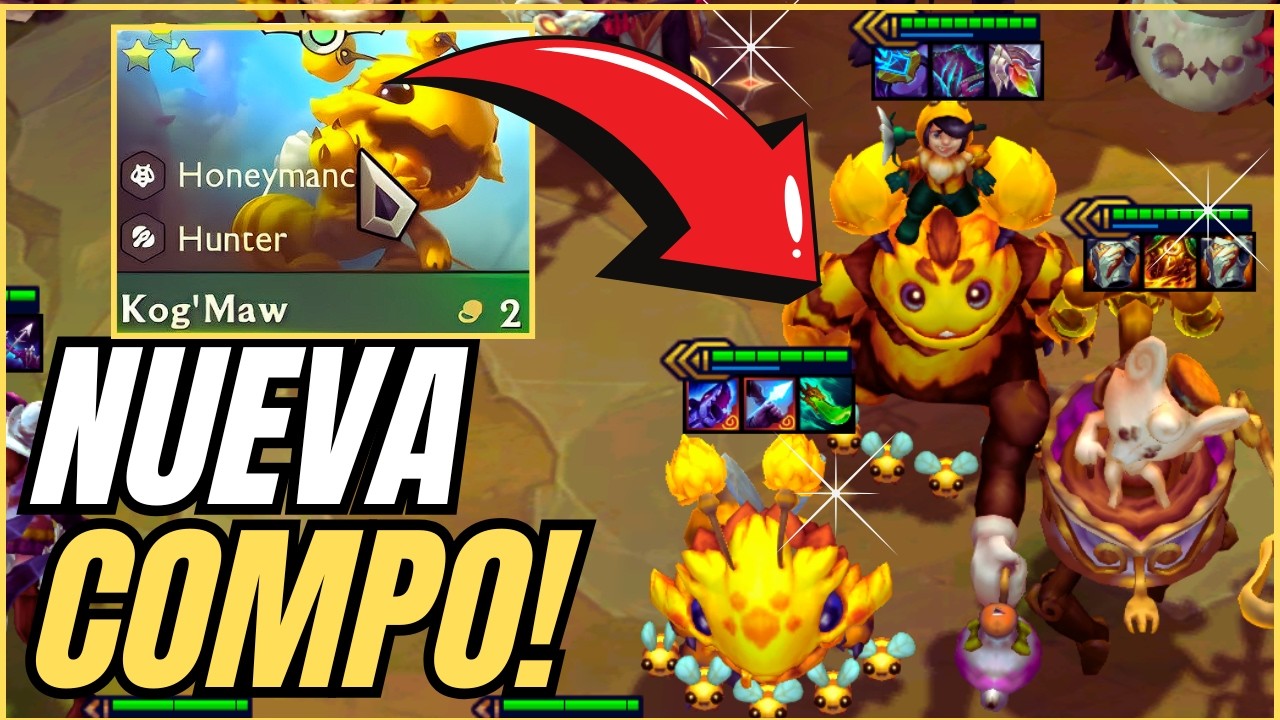 NUEVA COMPO SECRETA de KOG'MAW 3 ESTRELLAS (No es con Cazadores) FÁCIL PARA GANAR en TFT SET 12 ...