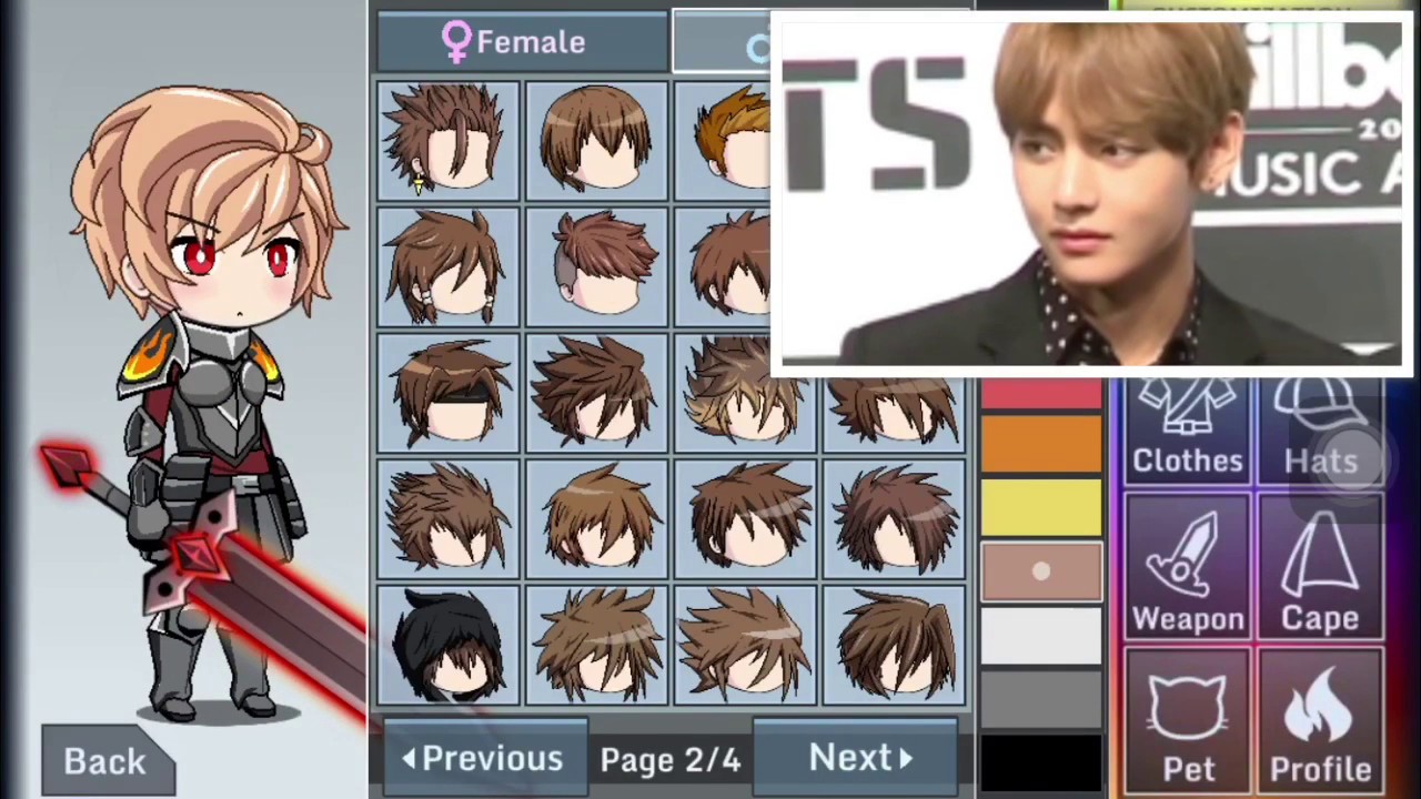 Haciendo a los integrantes de BTS!!! en gacha studio! - YouTube