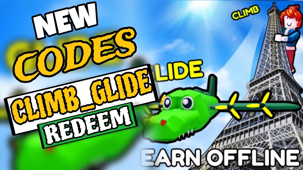 All *Secret* Climb and Glide Codes | Codes for Climb and Glide Roblox 2025 - YouTube