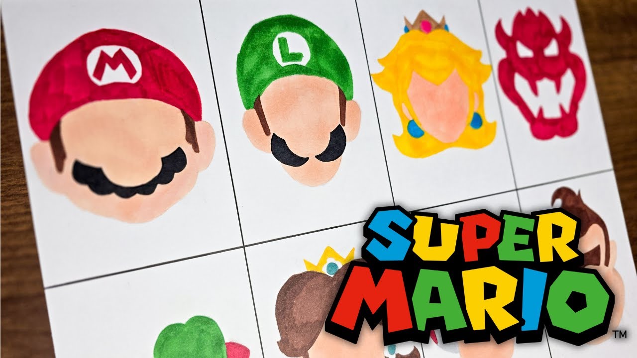 Printable Super Mario Characters Mario Characters Coloring Pages
