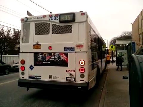 NYCT Bus: Orion VII OG CNG 7583 B35 Bus@Hegeman/Rockaway Avenues - YouTube