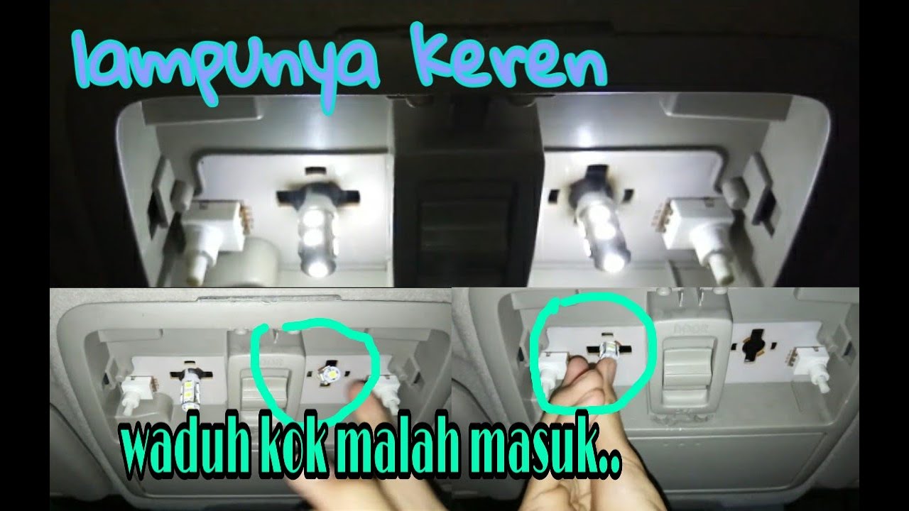 Cara mengatasi dudukan lampu plafon terios/rush yang masuk kedalam 100% ...