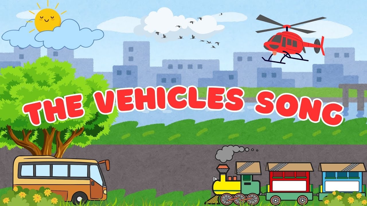 🚗 Fun Vehicles Song for Kids! | Learn About Cars, Trucks, Planes & More ...
