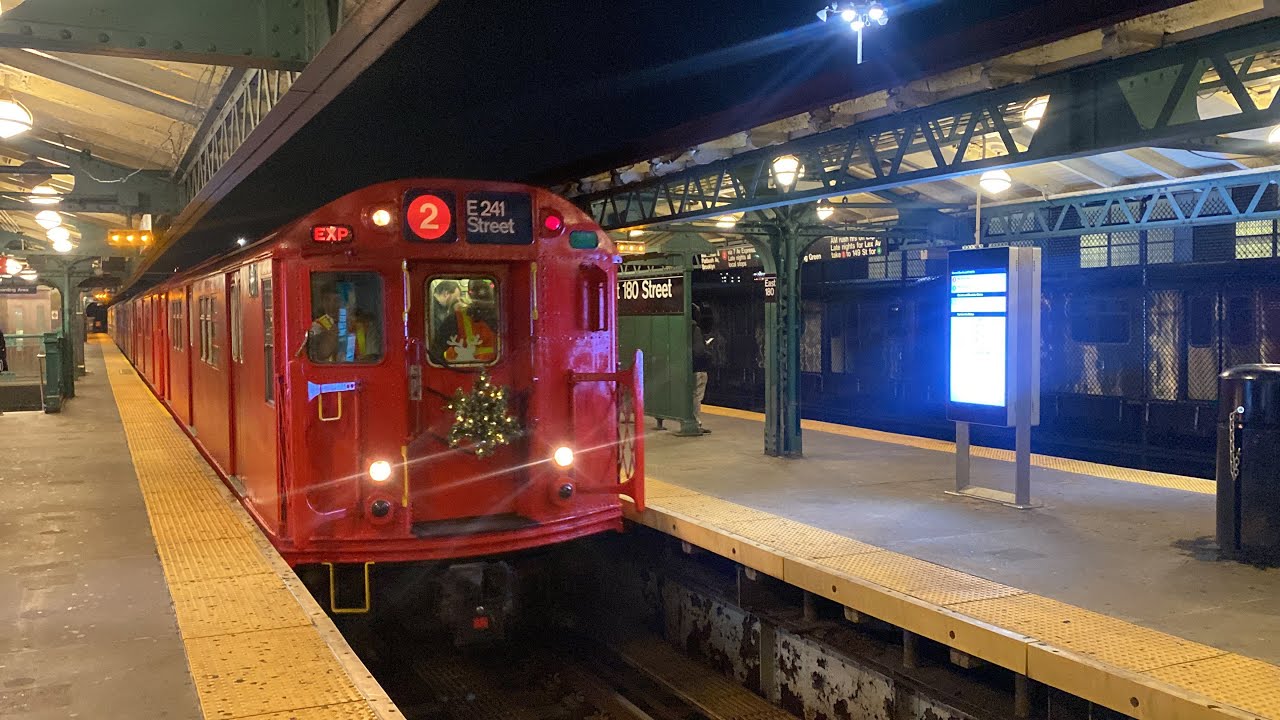 MTA Nostalgia Train: Train of Many Colors Approaching East 180th Street ...