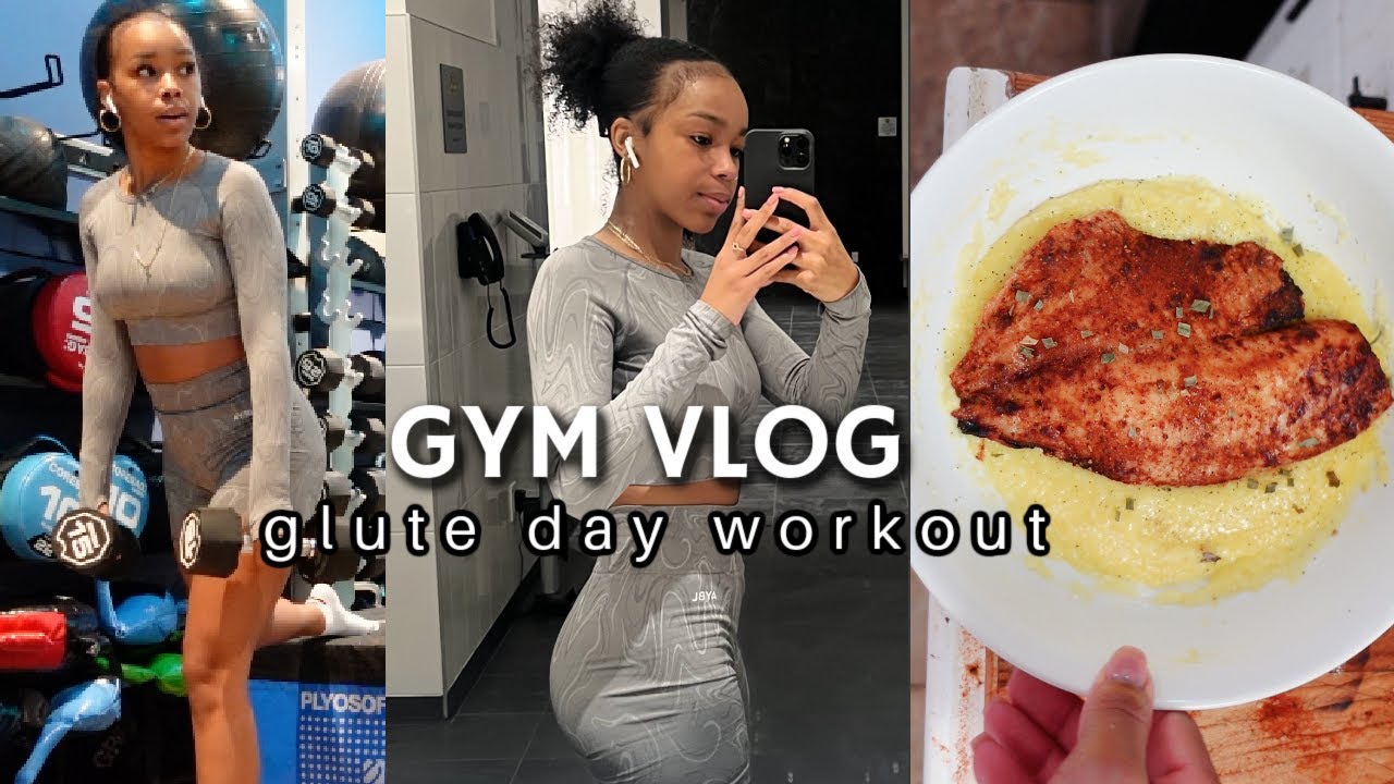 Gym Vlog My Favorite Glute Workout Routine Youtube
