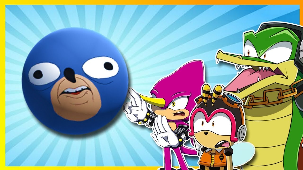 GOTTA ROLL FAST?! - Team Chaotix Play Sanic Ball Ft. Emerald Masters ...