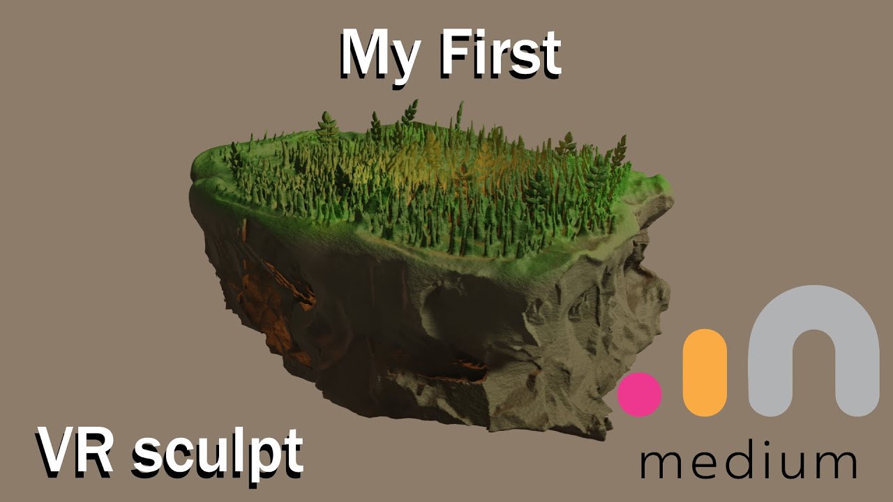 My First Adobe Medium VR Sculpt - YouTube