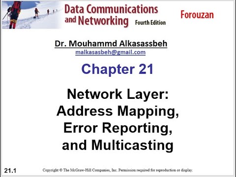 CH21 part2 Data Communication and Networking forouzan 4th edition - YouTube