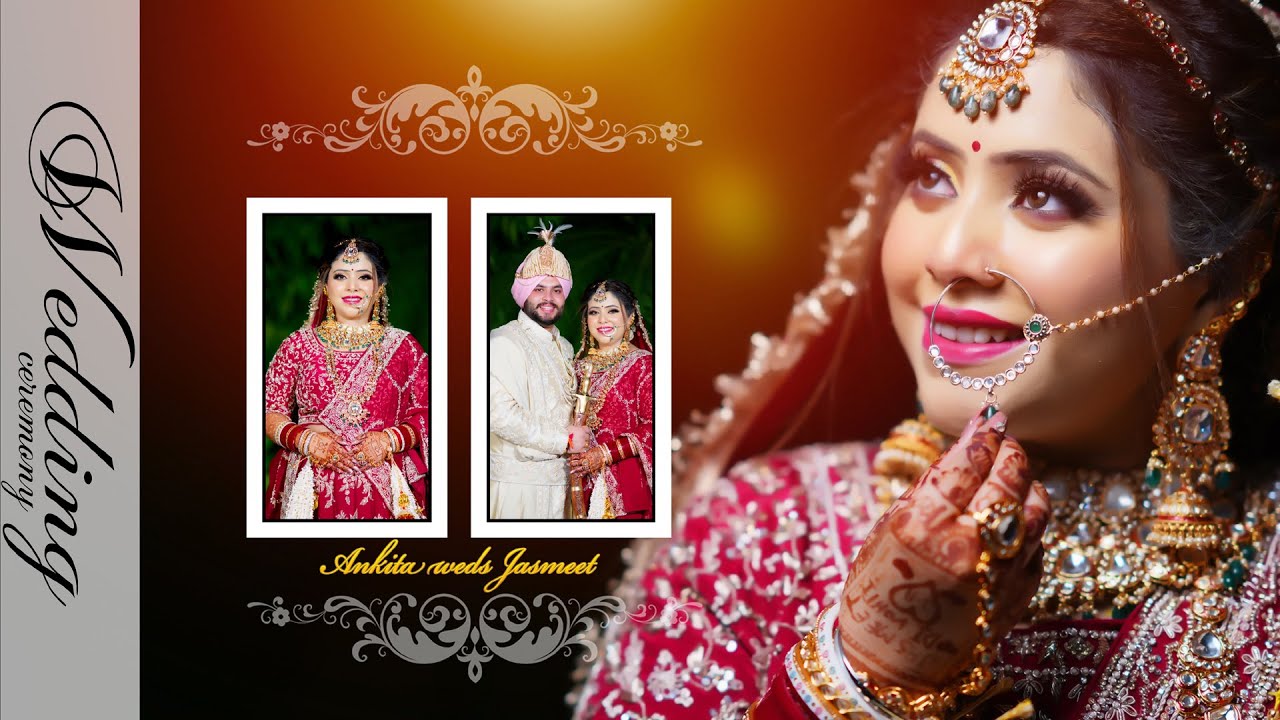 GOLDEN STUDIO PHOTOGRAPHY WEDDING HIGHLIGHT ANKITA + JASMEET - YouTube