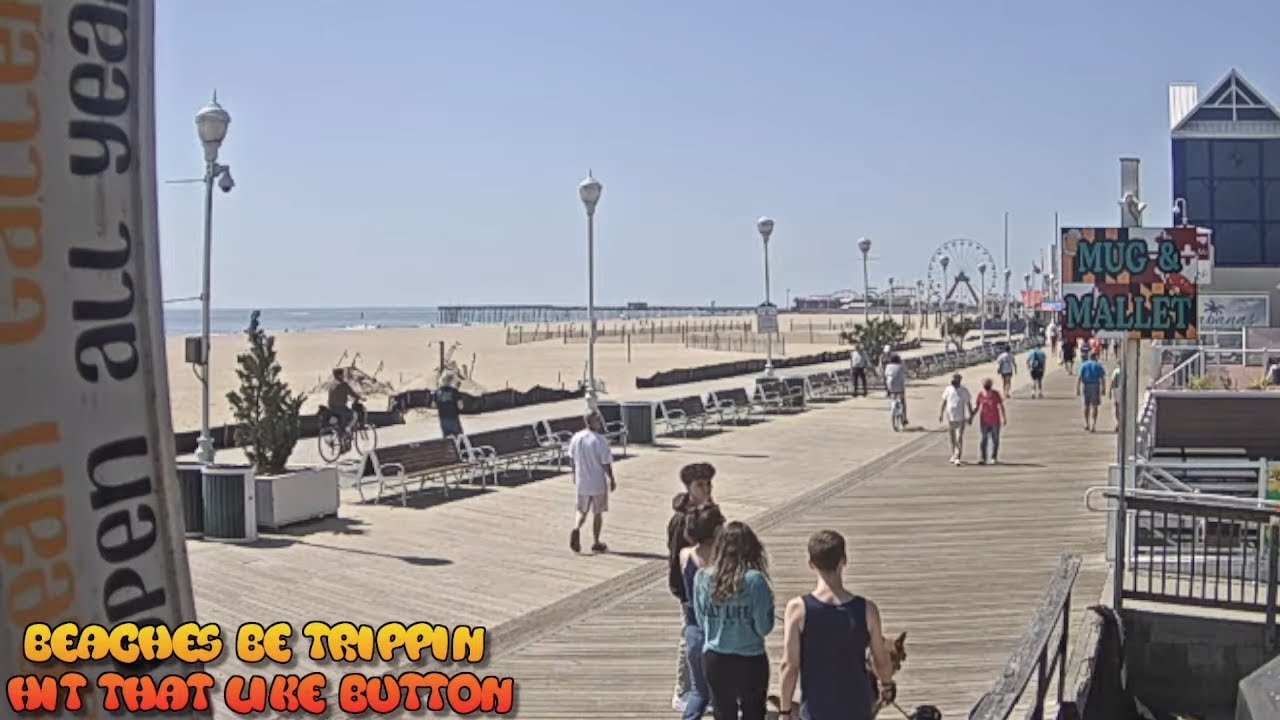 Ocean City, MD Boardwalk Cam - Maryland beach live webcam - ocean city ...
