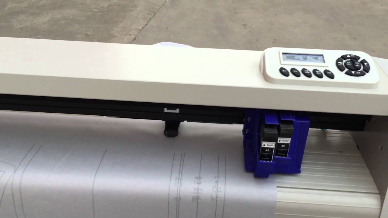 Saga inkjet garment plotter - YouTube