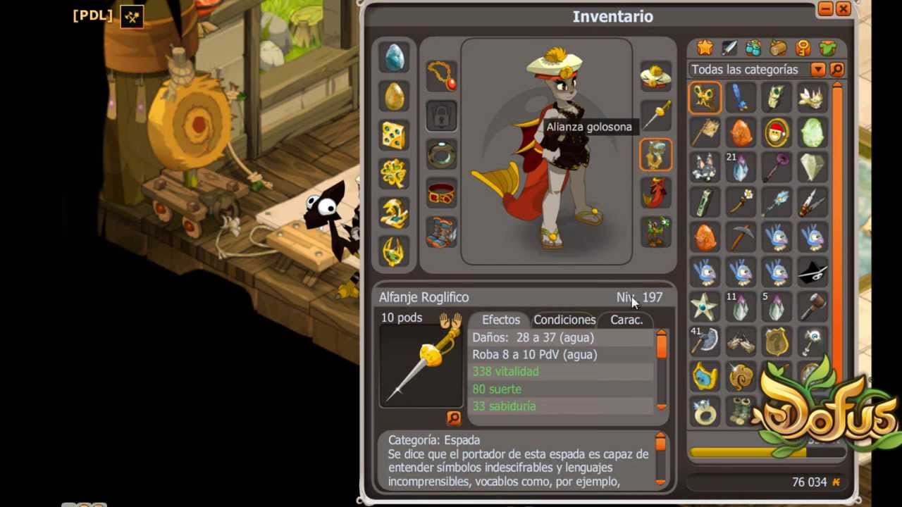♀♣ DOFUS - ¡COMENTADO! - Panda lvl 200 - 1500 Suerte - By: [Kwx-Sultan ...
