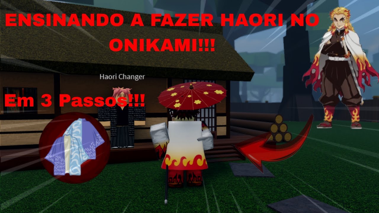 ONIKAMI | ENSINANDO A FAZER HAORI NO ONIKAMI!! 👔 - YouTube