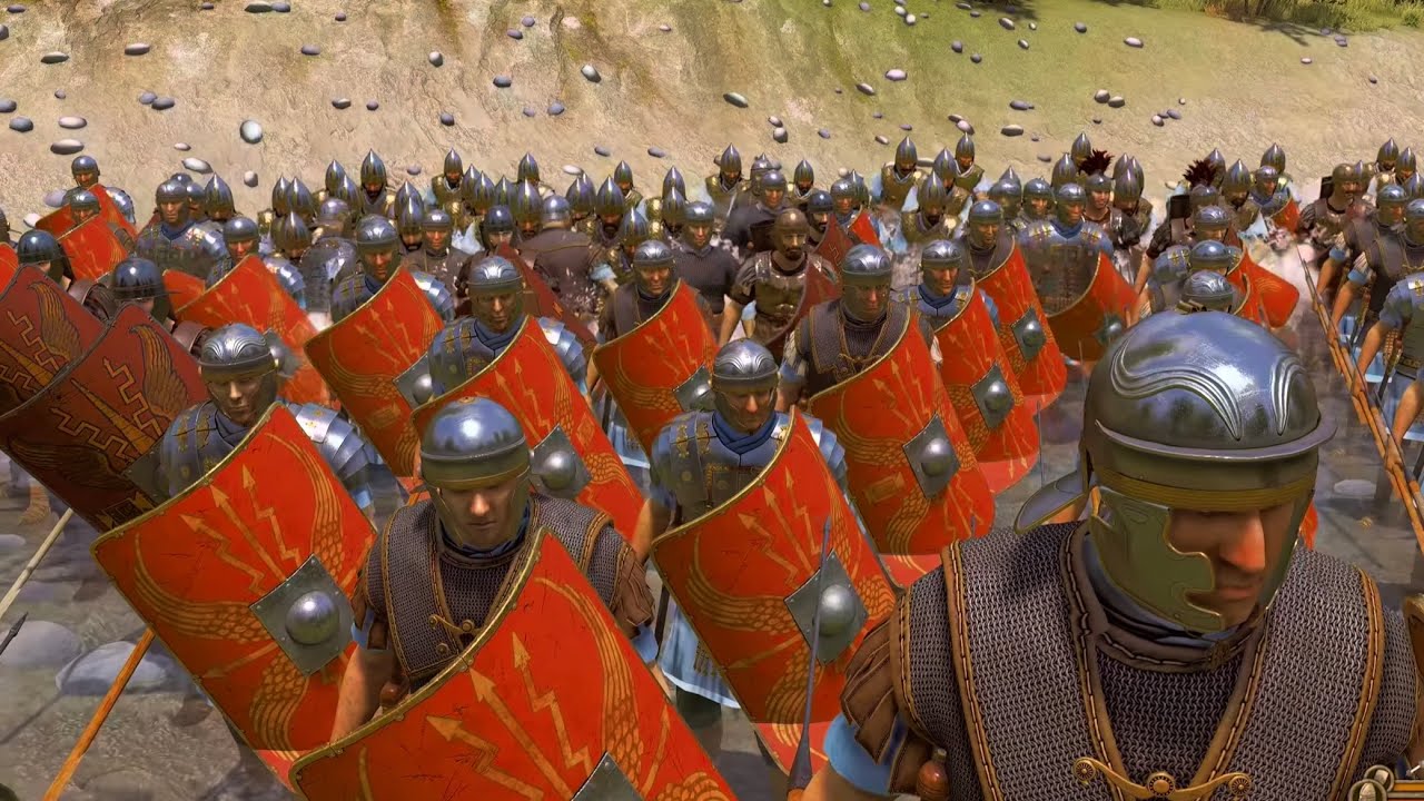 Epic Battle: Rome Vs Gladiators & Vikings | Mount & Blade 2 Bannerlord - YouTube