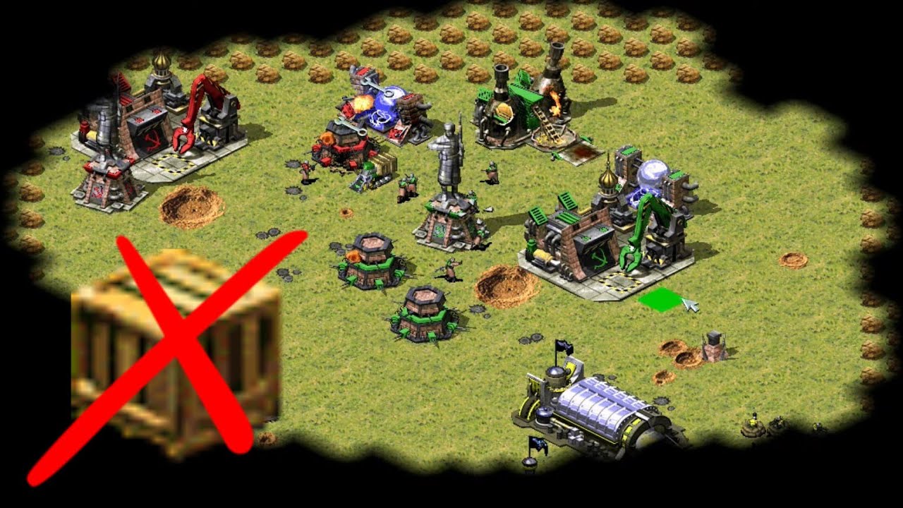 NO CRATES Extra Small map Soviet Gameplay online multiplayer Red Alert ...