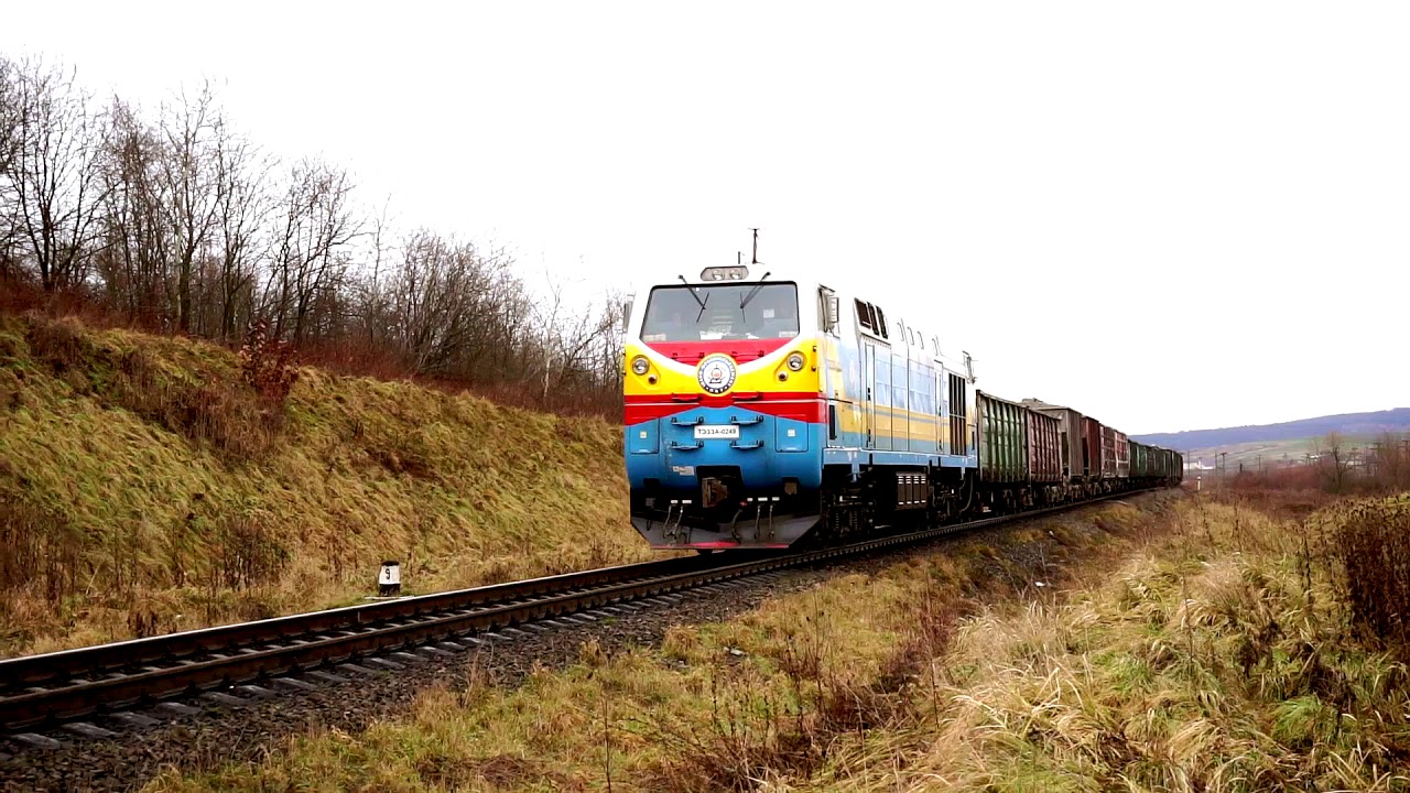 Diesel locomotive TE33A-0249 / Тепловоз ТЕ33А-0249 / Тепловоз ТЭ33А ...