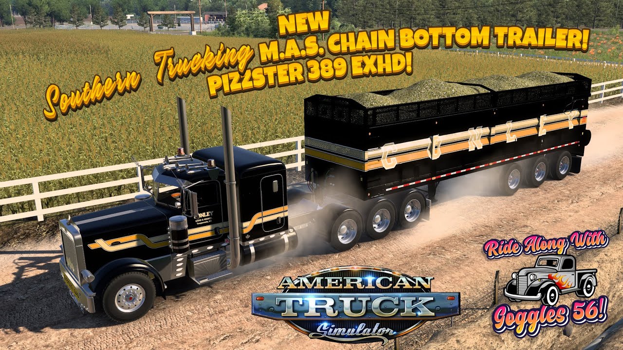 ATS | New Southern Skinning MAS Chain Floor! Silage Haul in ATS ...