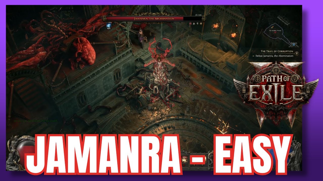 JAMANRA The Abomination - BOSS | Dreadnought Vanguard | Path of Exile 2 ...