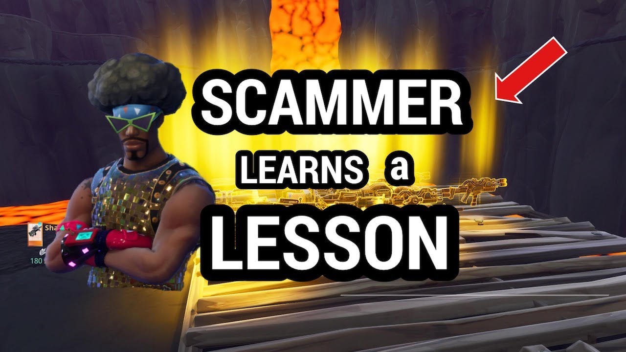SCAMMER Gets Taught A LESSON - Fortnite Save The World (Scammer Gets ...