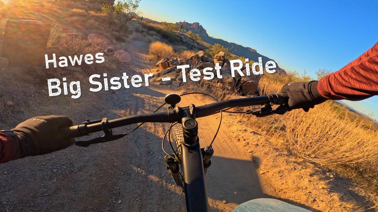 Hawes Big Sister Trail #mtb Test Ride - YouTube