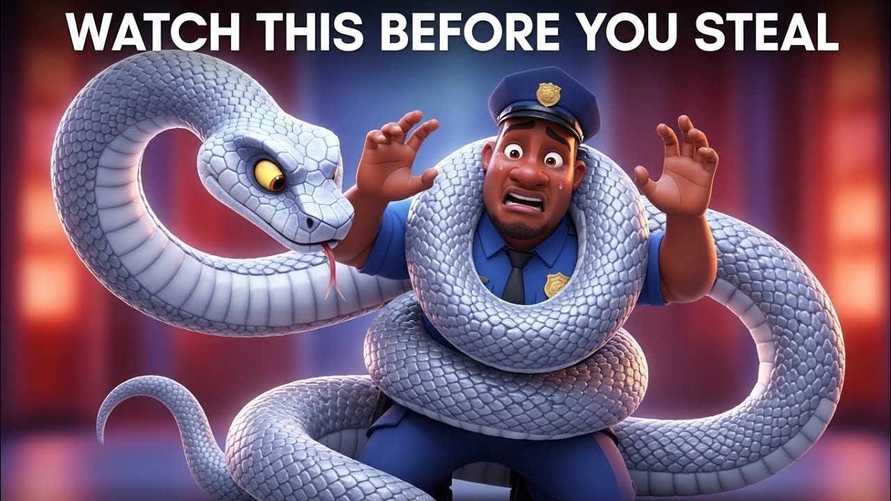 He unknowingly stole a snake disguised as a diamond from an old lady ...
