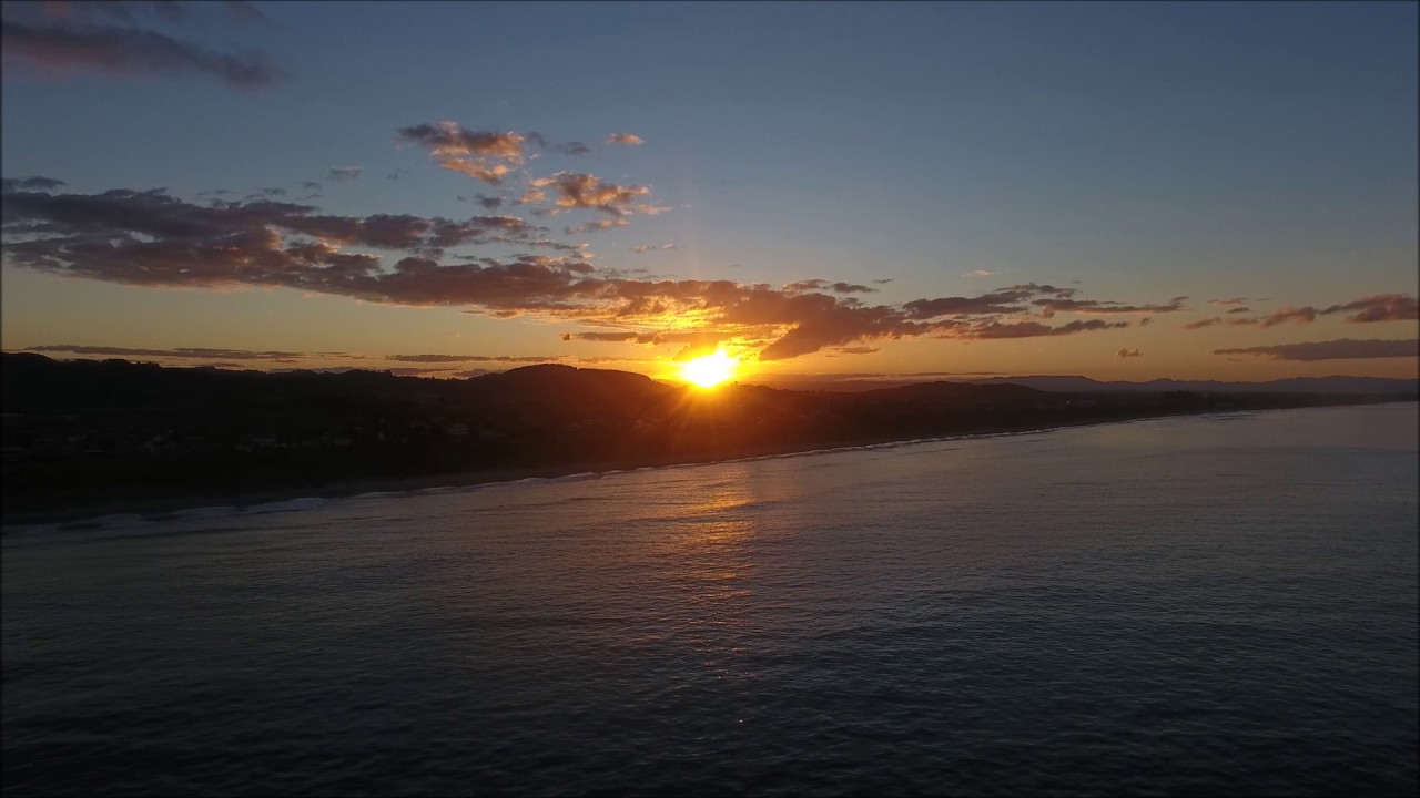 Papamoa Beach sunset Drone Footage - Deep Blankness Jesse Wiltshire ...