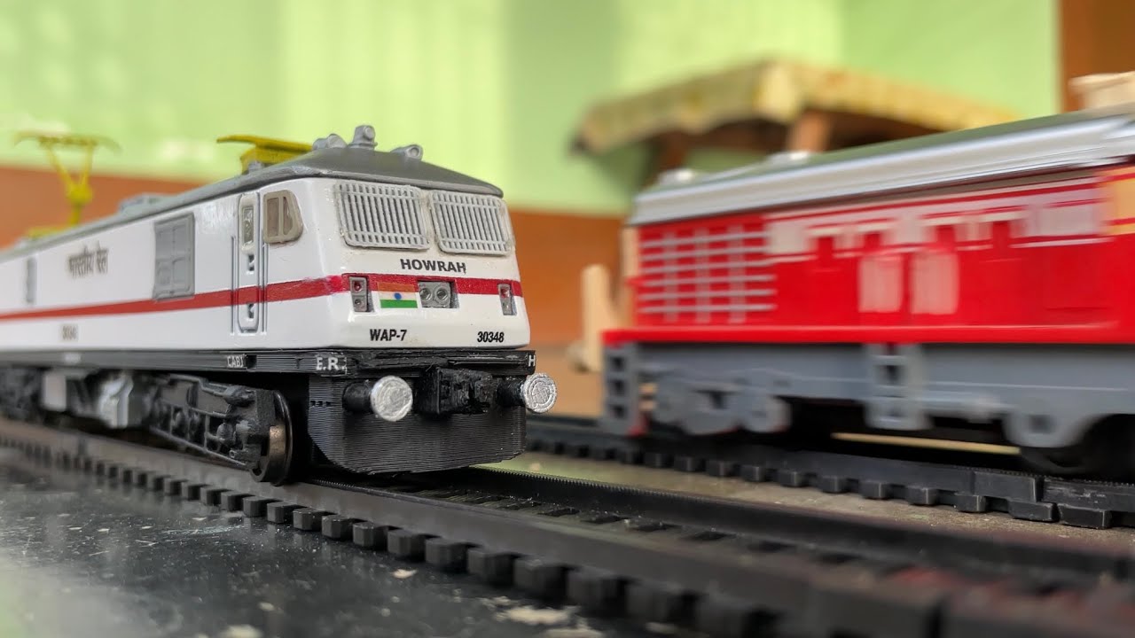 Centy Toys Cargo Train Set with WAP7 Locomotive - YouTube