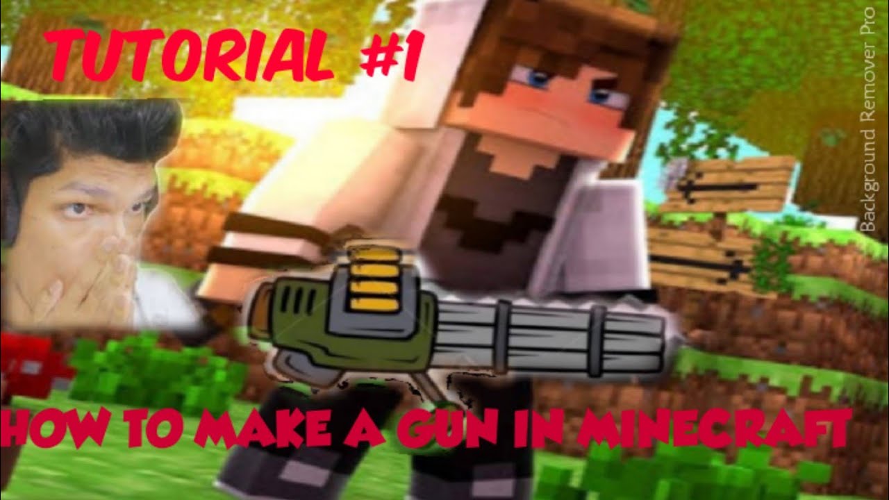 How to make a working machine gun in minecraft ! Minecraft tutorial ...