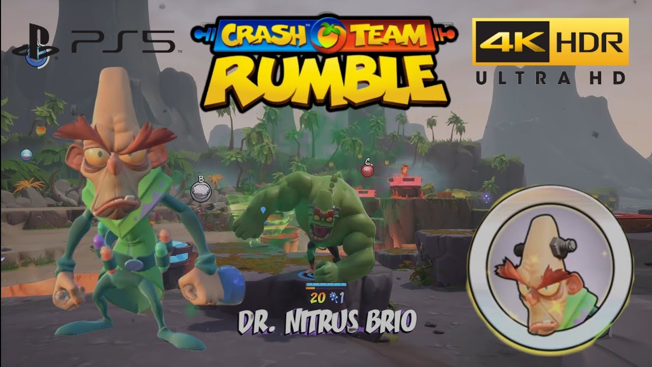 Crash Team Rumble: Competitive: Dr. Nitrus Brio (PS5) (4KHDR) - YouTube