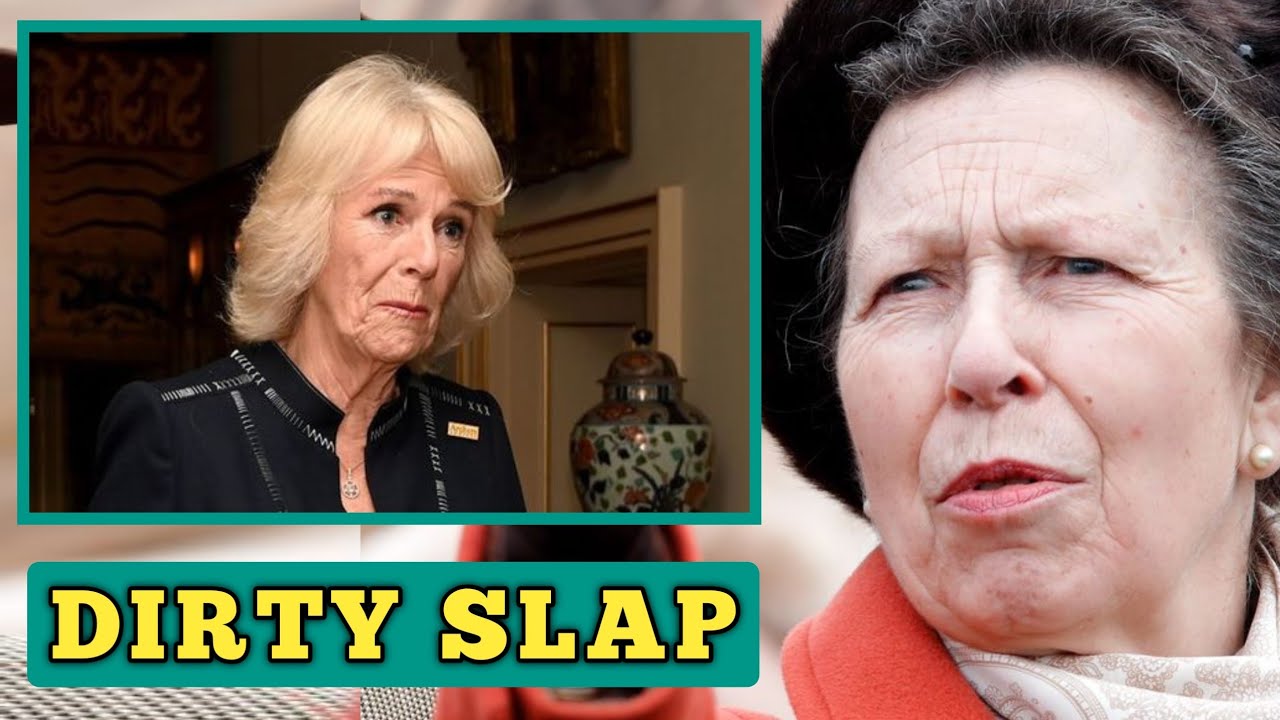 Dirty slap!🛑 Princess Anne Lands Camilla a dirty slap after discovering ...