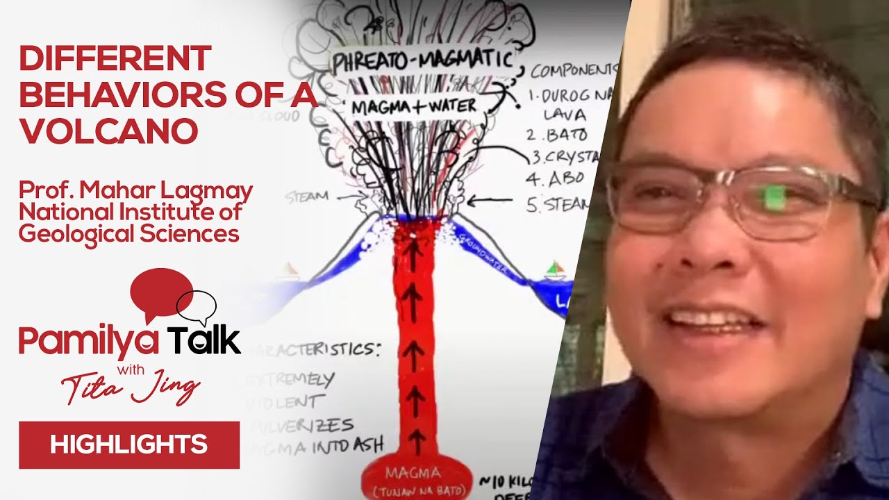 Different behaviors of a volcano | #PamilyaTalk Highlights - YouTube
