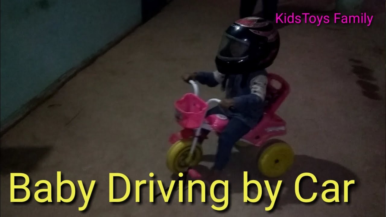 Driving children Baby by Motorcycles || Kids Toys Family - YouTube