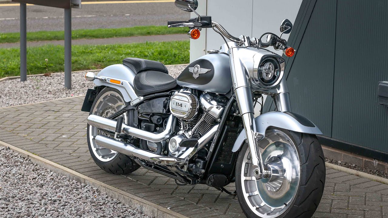 2020 HARLEY-DAVIDSON FLFBS FAT BOY 114 in BARRACUDA SILVER & BLACK ...