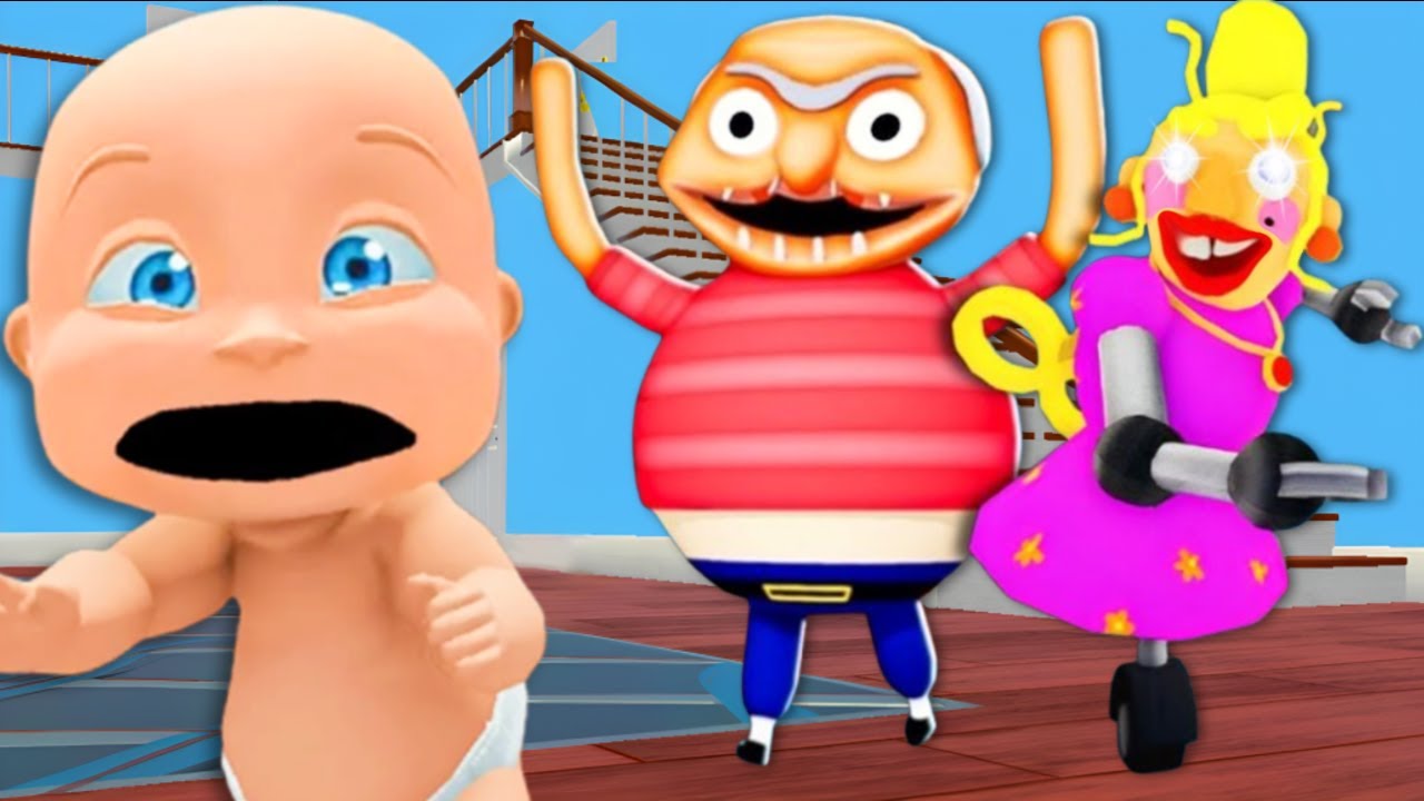 Baby Escapes EVIL STEP PARENTS! - YouTube