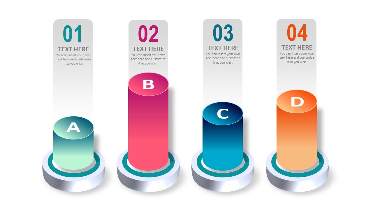 Create a beautiful animated cylinder chart with PowerPoint - YouTube