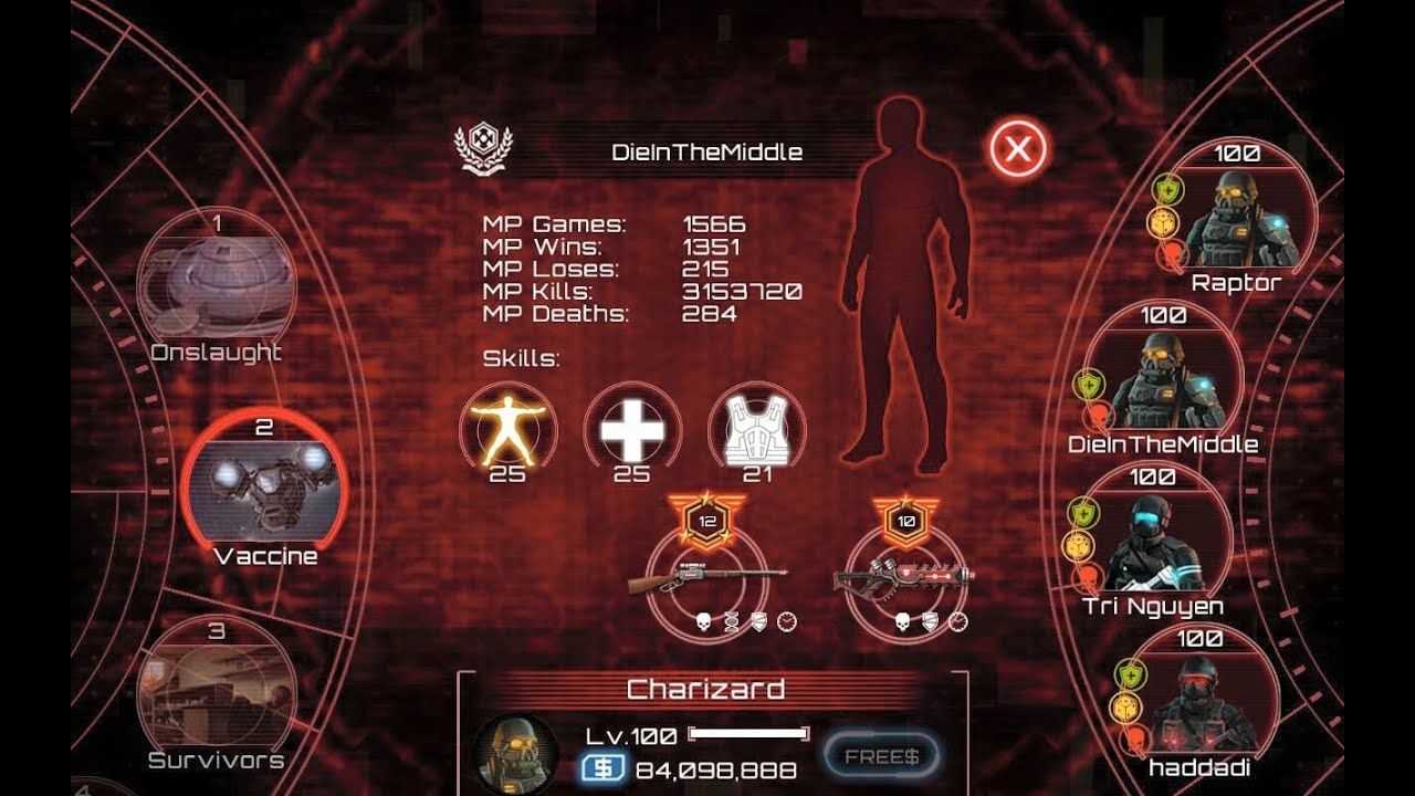 SAS 4 Mobile - Playing Nightmare Mode lv400 Naked (no armors) - Vaccine ...