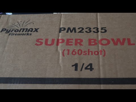 Super Bowl 160s Compound caky by PyroMAX LET'S GO PATS!!!