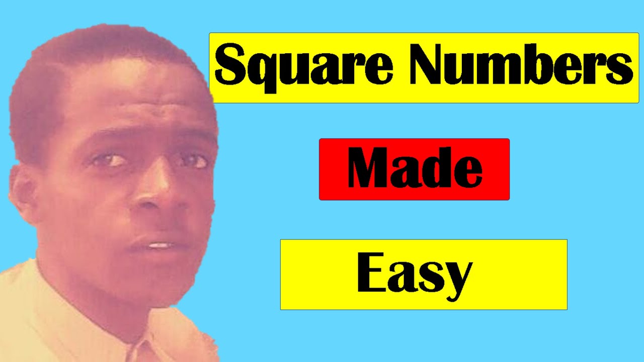 Square Numbers Made Easy | BEST TIP - YouTube