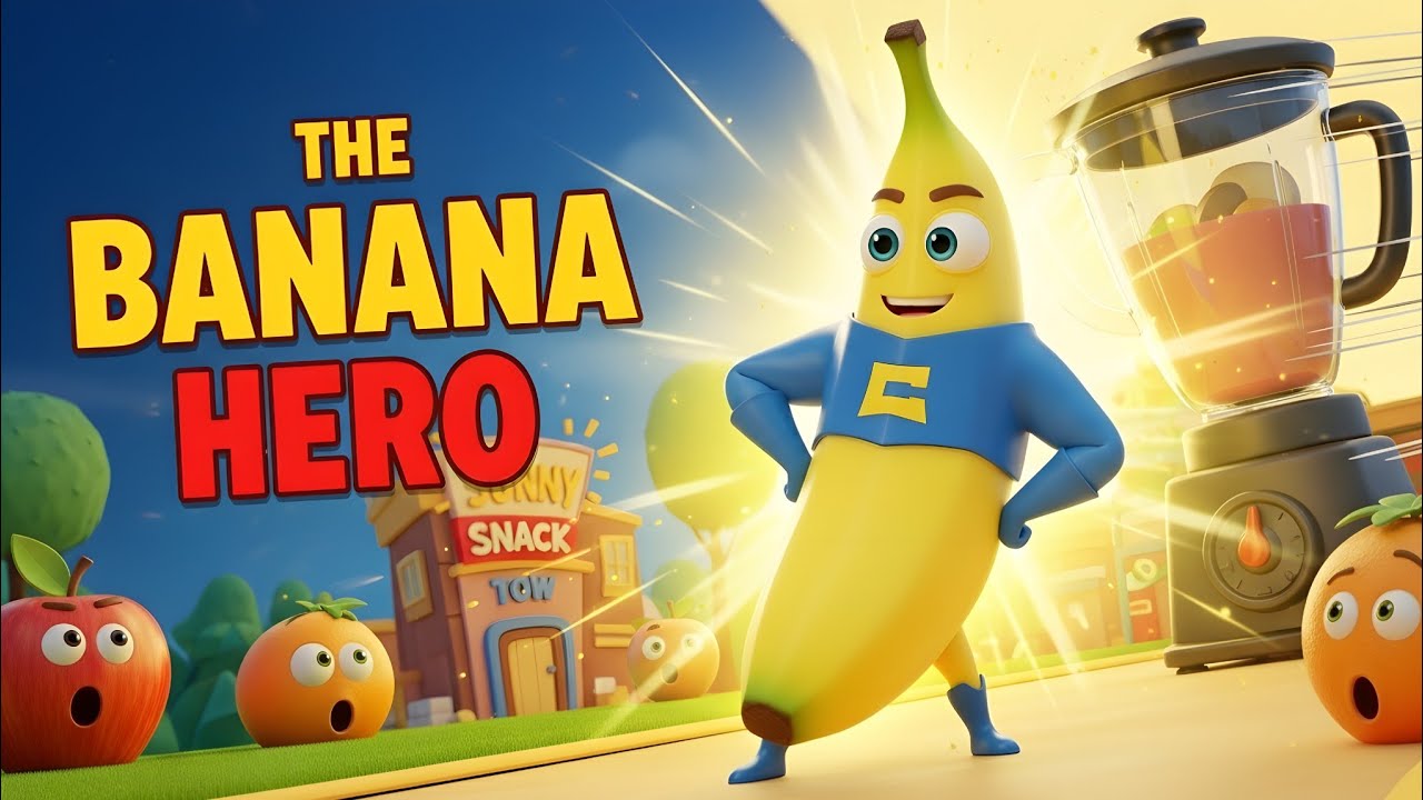 The Banana Hero | Fun Cartoon for Kids! #kids education #kids videos # ...